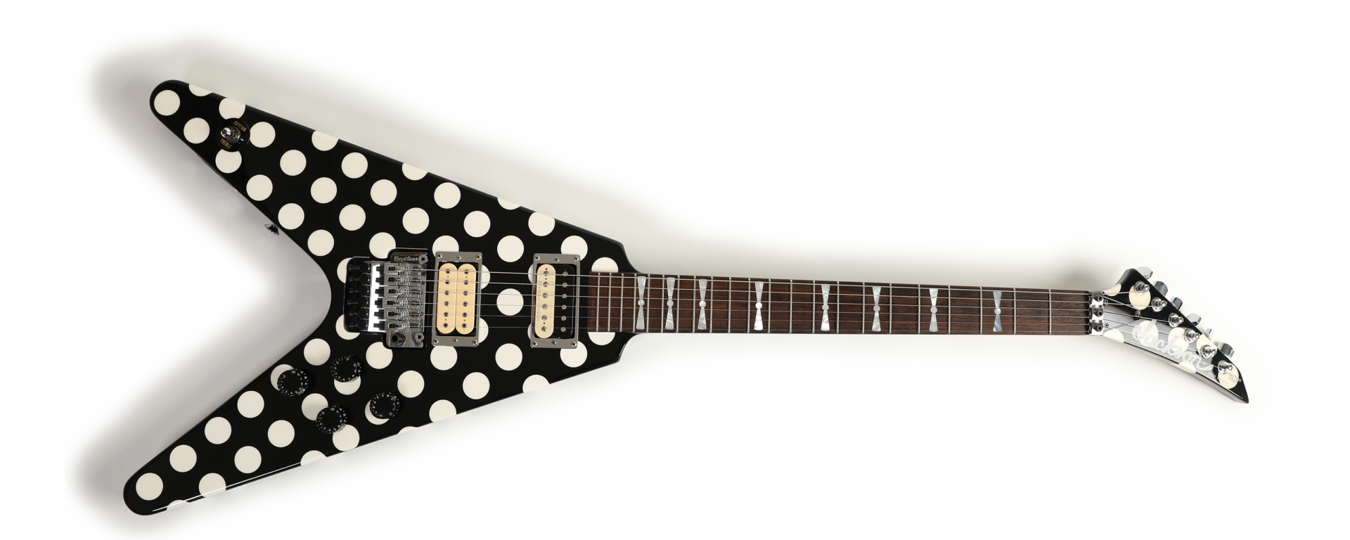 Jackson Custom Shop LTD Flying V Polka Dots – Weidenhof Guitar Collection